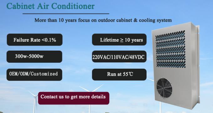 Energy Efficient Cabinet Air Conditioner , 500W Cabinet AC Unit