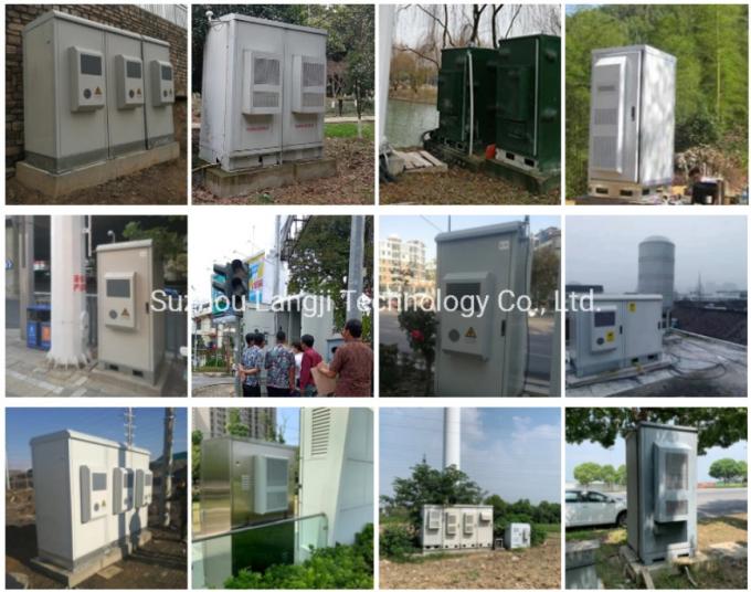 40U Outdoor Telecom Cabinet , outdoor 19 inch rack cabinet With Air ...