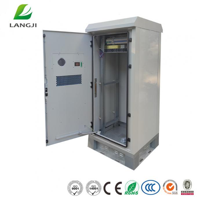 30U Outdoor Telecom Enclosures 1500w Galvanized Steel